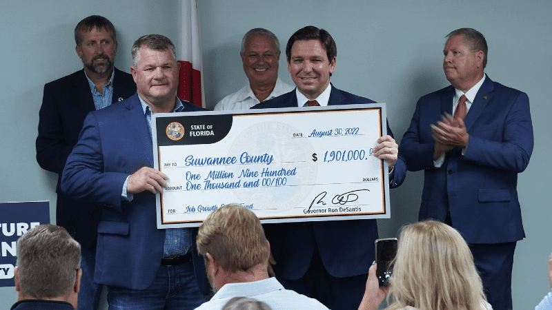 Ron DeSantis Announces $1.9 Million for Suwanee County - Florida Daily