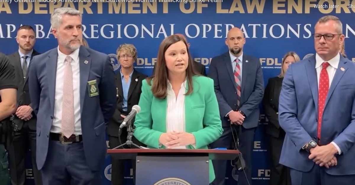Florida Attorney General Announces Statewide Strike Team To Stop Human